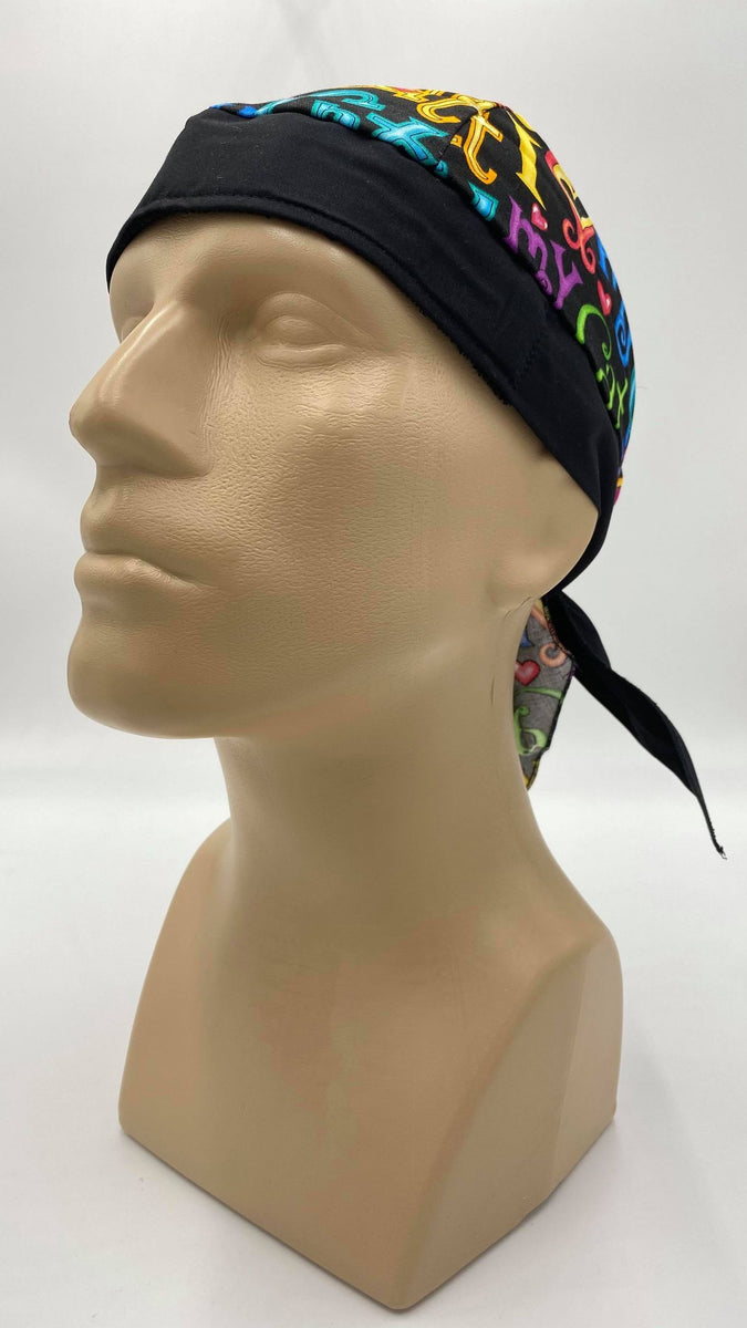 I Love My Cat Bandana Dorag with Sweatband Doo Rag Made America USA Mo ...