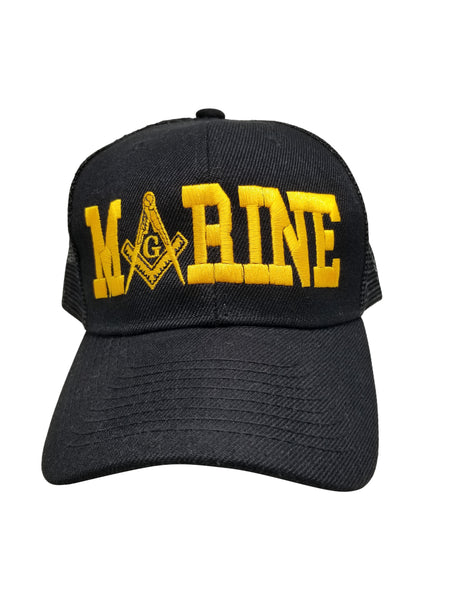 Marine Mason Baseball Cap Masonic Logo Hat for Freemasons Shriners Pri ...