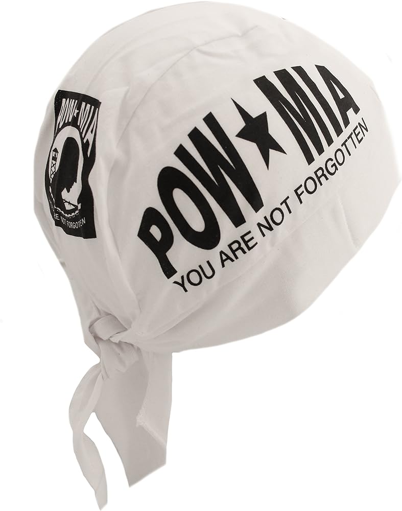 POW MIA Bandana Dorag Cap Prisoner of War Missing in Action You are No ...