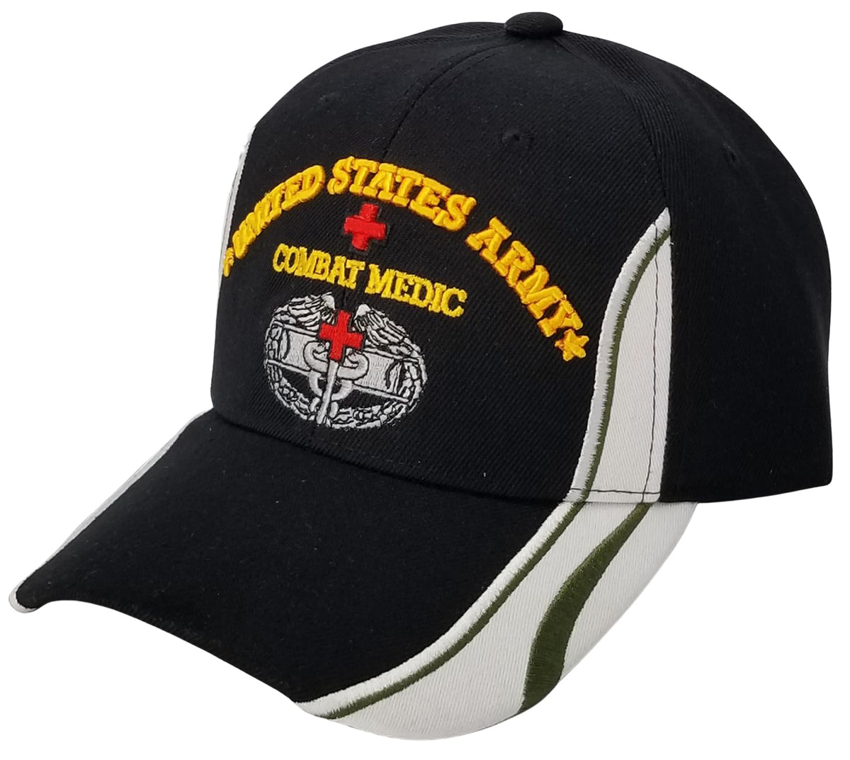 Army Medic Baseball Cap, Black U.S. Military Hat, Officially Licensed ...