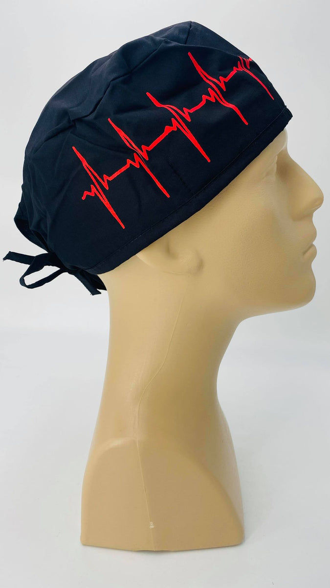 Scrub Hat Nursing Cap Gift for Doctor, EKG Cardiologist Surgeon Nurse ...