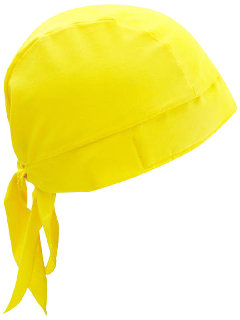 Yellow Doo Rag Motorcycle Skull Cap Dorag Chemo Bandana MADE IN THE US ...