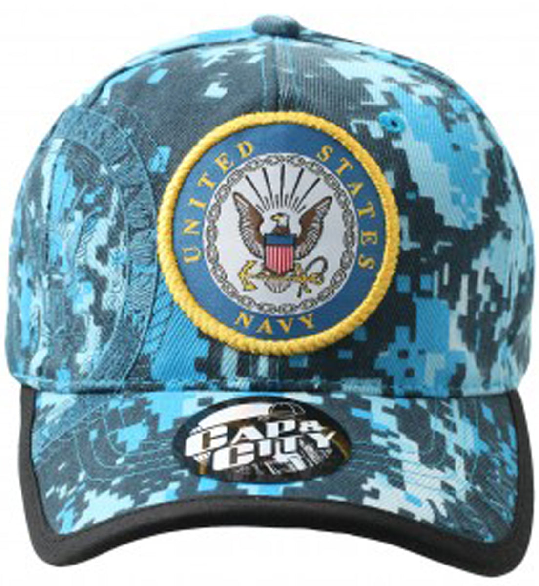 CLEARANCE US NAVY with Blue Digital Camouflage Hat | Military Digi Cam ...