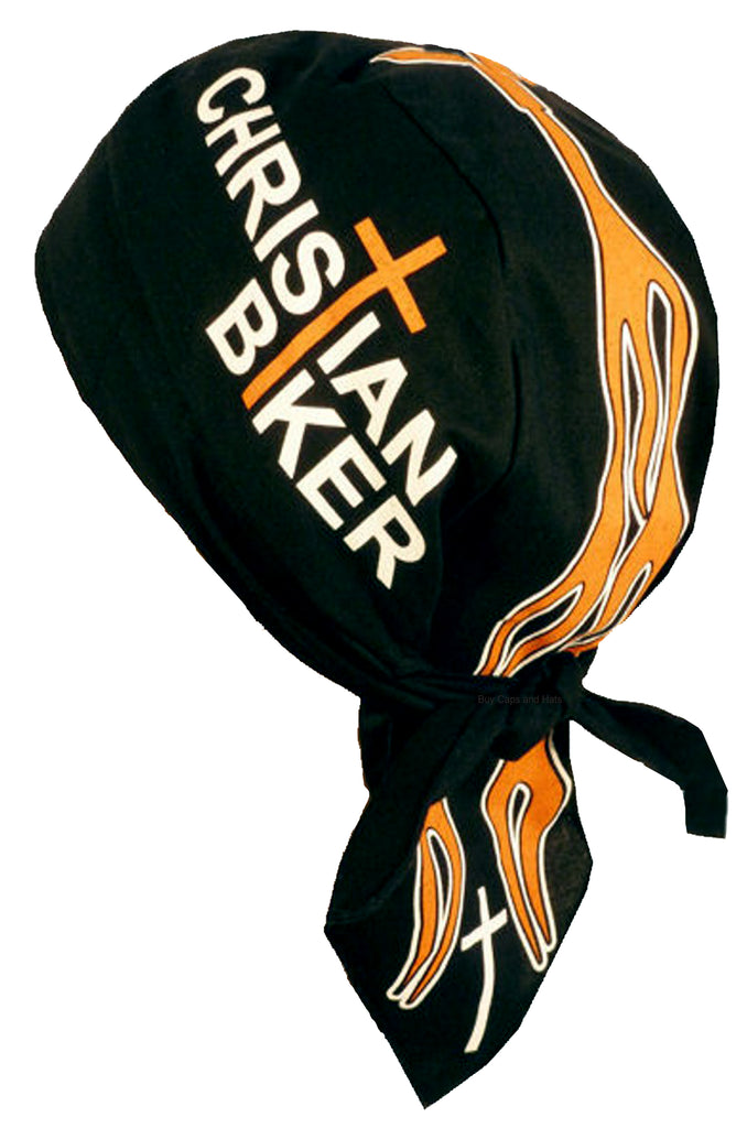 Biker Cap Unisex Biker Skull Cap Bandana – Motorcycle Head Wrap, Do-Rag ...