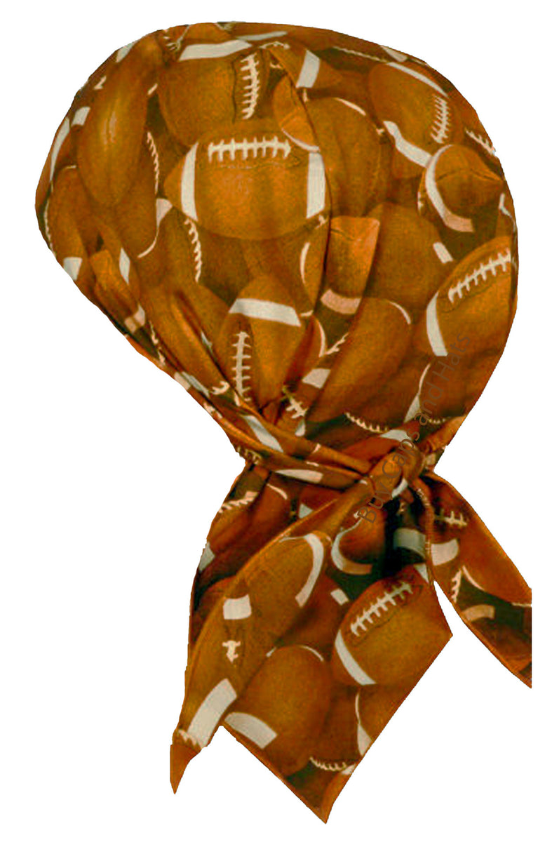 Doo Rag with Football Sport Bandana Du Head Wrap Motorcycle Skull Cap ...