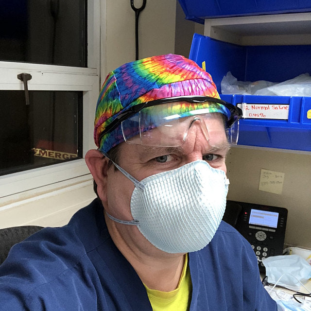 Scrub Cap Medical Surgeon Head Cover Surgical Hat Nurse Nursing Operat ...