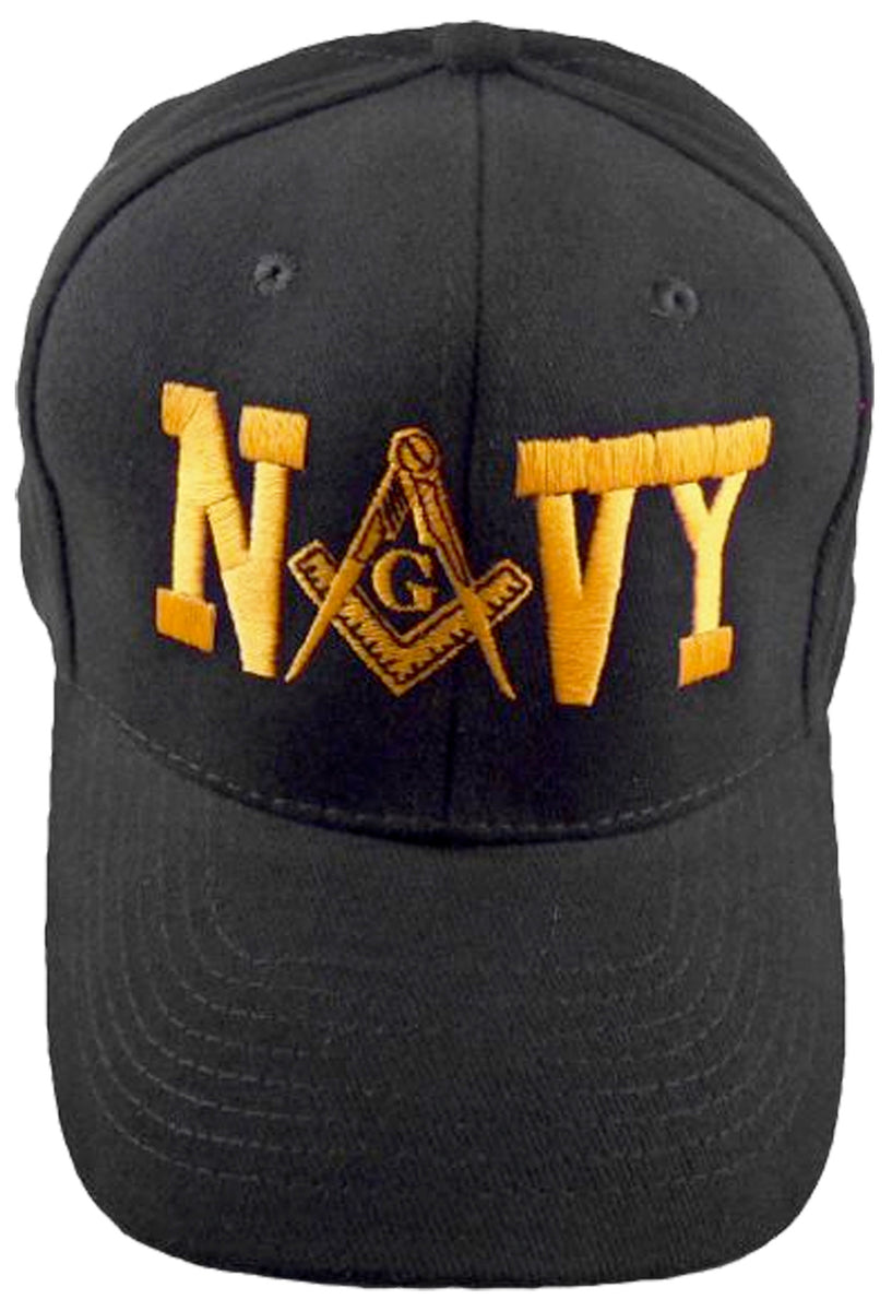 NAVY Mason Baseball Cap Masonic Logo Hat for Freemasons Shriners Princ ...