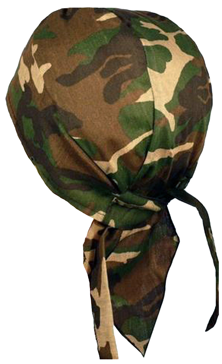 Camouflage Do Rag | MADE IN AMERICA | Green Camo Bandana | Motorcycle ...